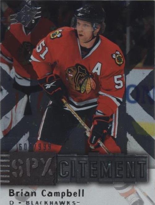 2009-10 SPx - Spxcitement Brian Campbell #X65 /999 for sale online | eBay