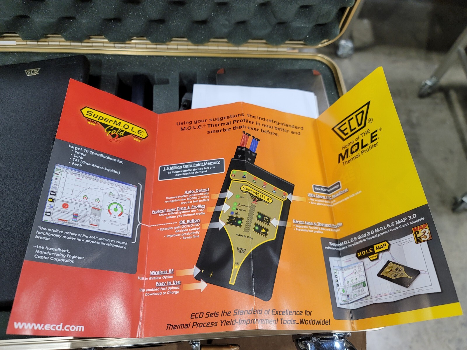 Super Mole Gold E31-0900-45 Thermal Profiler Kit | eBay