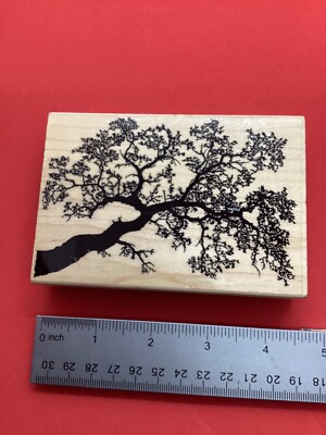 B1, Art Rubber Stamp, Spooky Tree | eBay