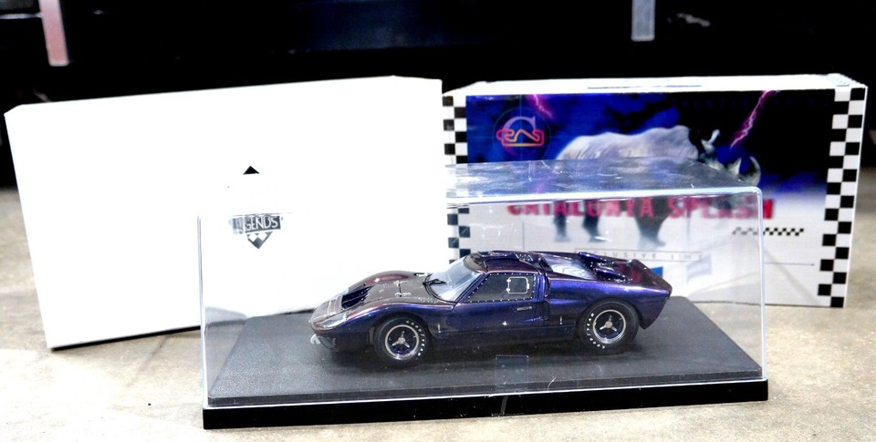 1966 EXOTO RACING LEGENDS FORD GT40 Mk II CATALUNYA SPLASH WITH DISPLAY ...
