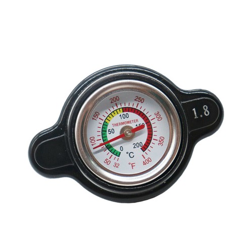 1.8 Bar High Pressure Radiator Cap Temperature Gauge for Car Motorcycle ...