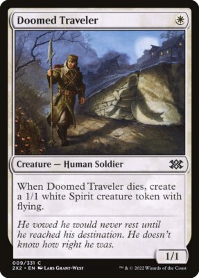 Doomed Traveler (009) Double Masters 2022 MTG Magic | eBay