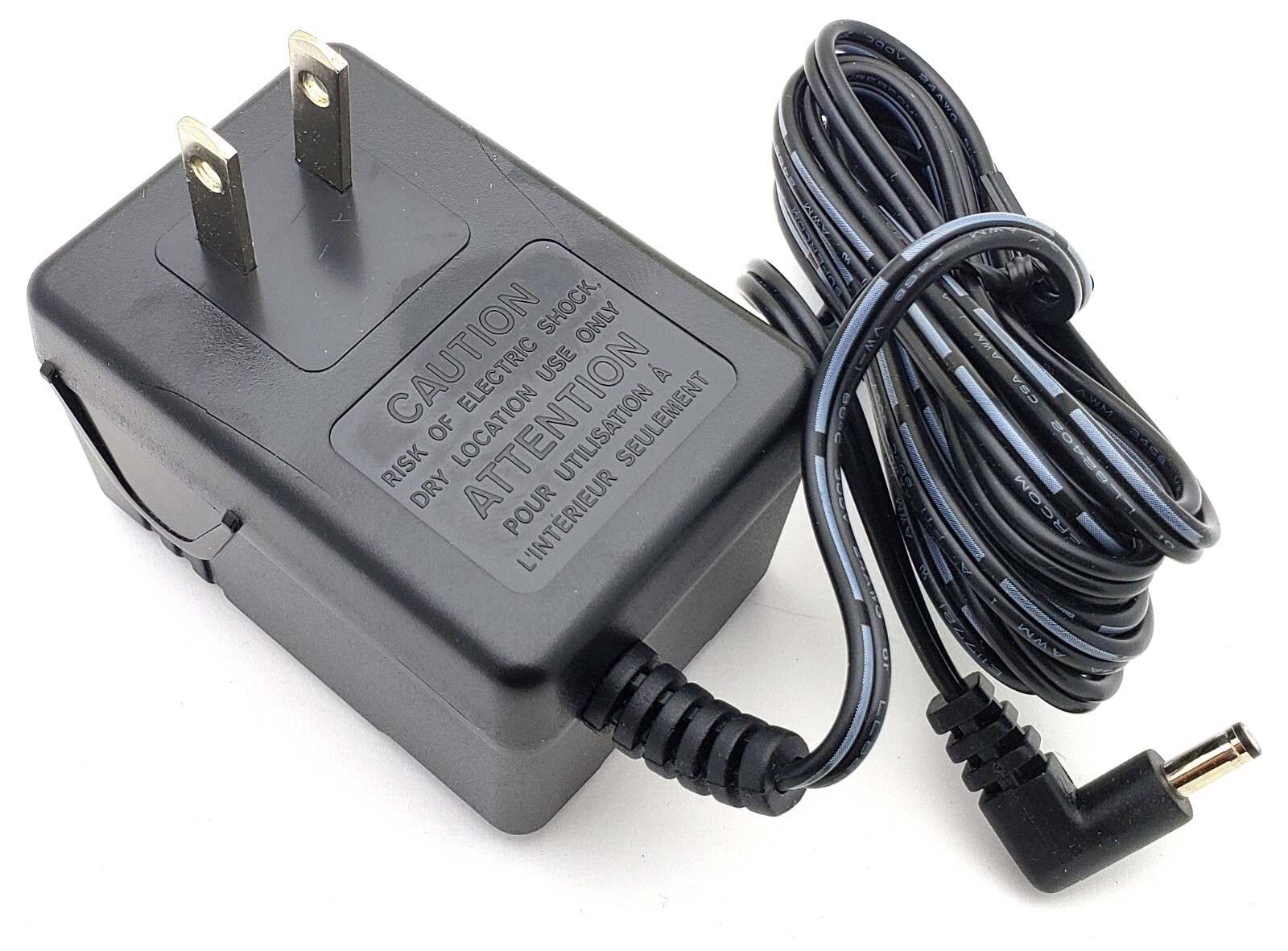9V DC 300mA Power Supply Wall Wart - 1.3mm Plug Center Positive ...
