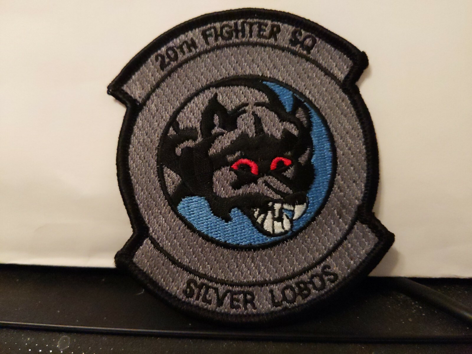 USAF 20th FIGHTER SQUADRON-ORIGINAL SILVER LOBOS 3'1/2 x 3 inches | eBay