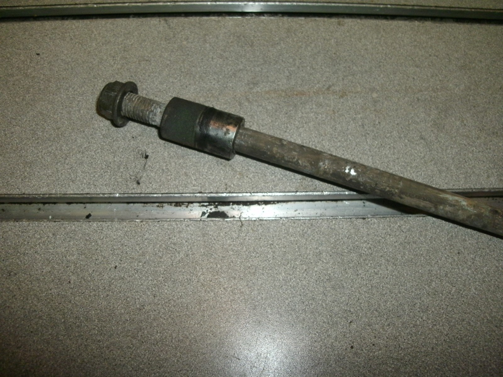 Yamaha Zuma,YW50,scooter,50cc,front axle,axle spacer,front wheel axle ...