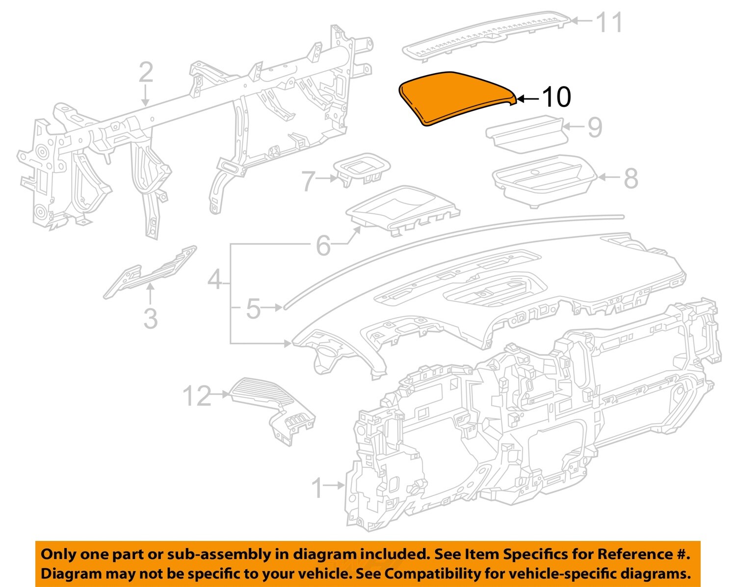 Chevrolet GM OEM Cluster Visor 84266572 | eBay