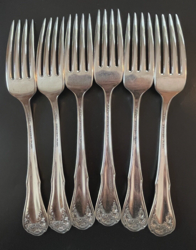 Oneida Community Reliance Plate 1911 Bridal Rose Silverplate Set of 6 D ...