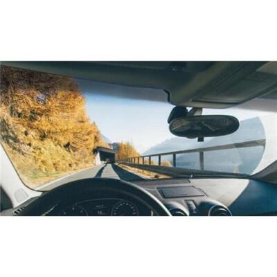 Fades In Sun Strip Protection From Black To Clear Front Window ...