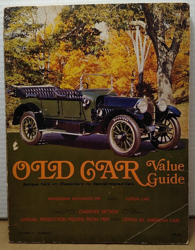 Vintage 1972-1973 OLD CAR VALUE GUIDE Annual Vol. 4 No. 1 by Quentin ...