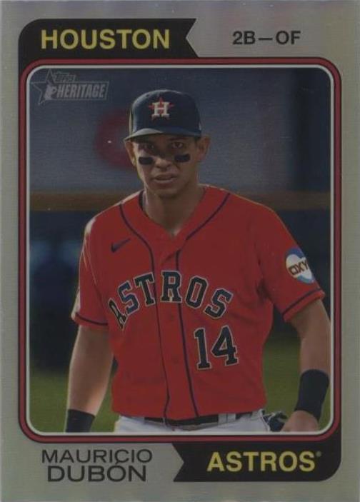 2023 Topps Heritage High Number - Mauricio Dubon #653 Chrome Refractor ...