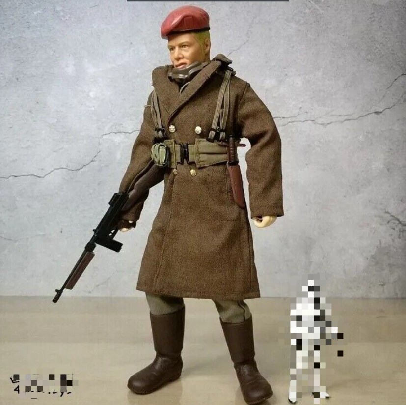 30CM Military Figures model J1-15 WWII Red Devils Soldier Action ...