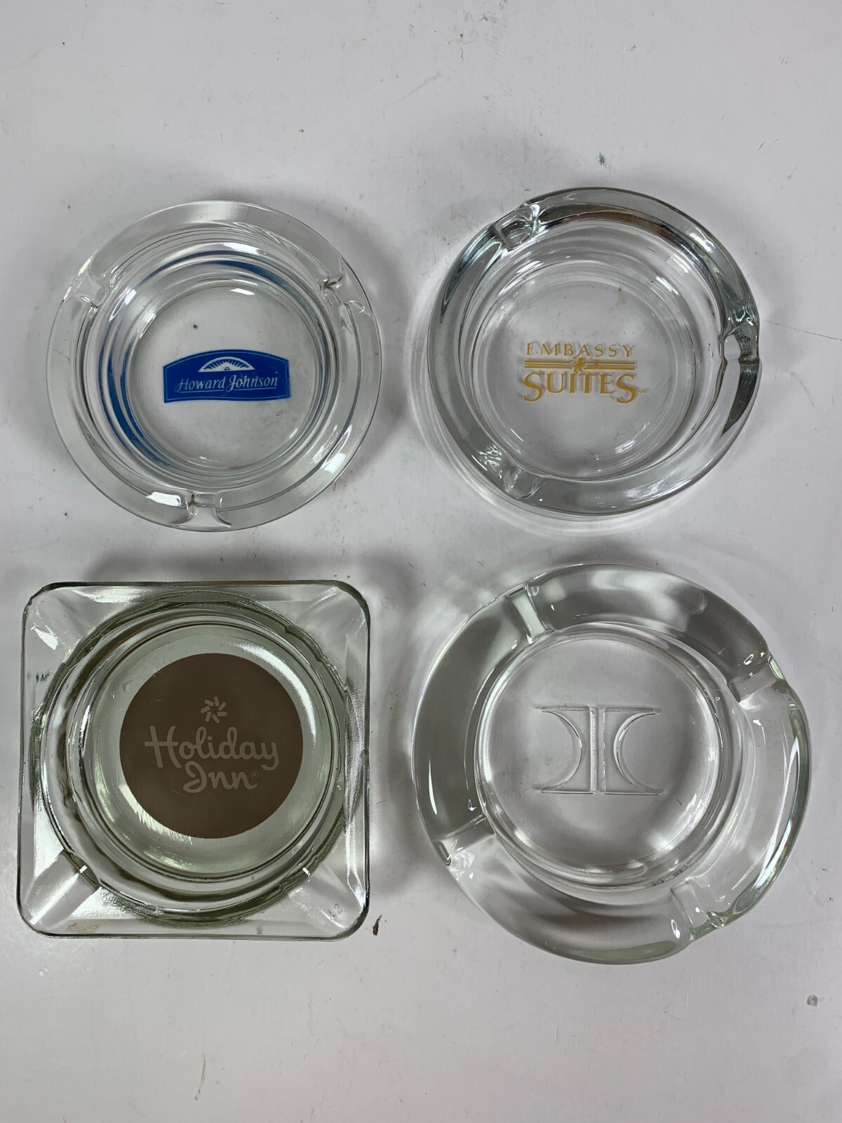Vtg Hotel Ashtray Holiday Inn Howard Johnson Embassy Suites Hilton Lot ...