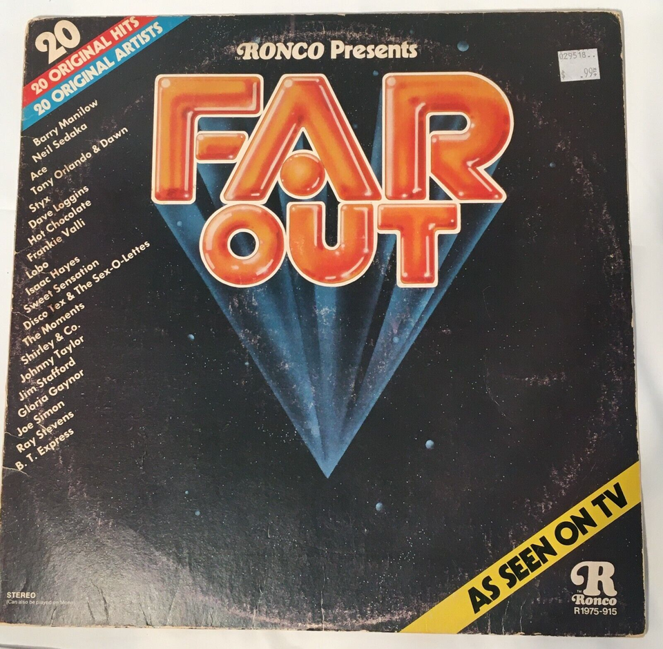RONCO PRESENTS FAR OUT Vinyl LP 1975 RONCO R1975-915 Various Artists ...
