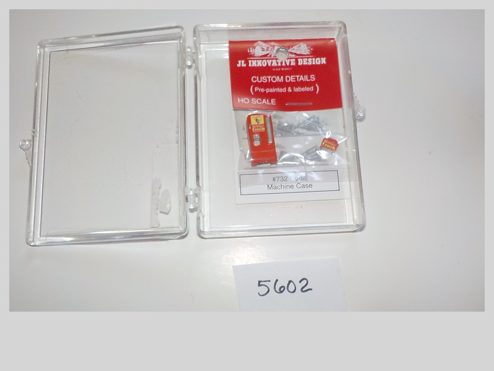 JL Innovative Design Orange Crush Soda Machine Case #732 Model Train ...