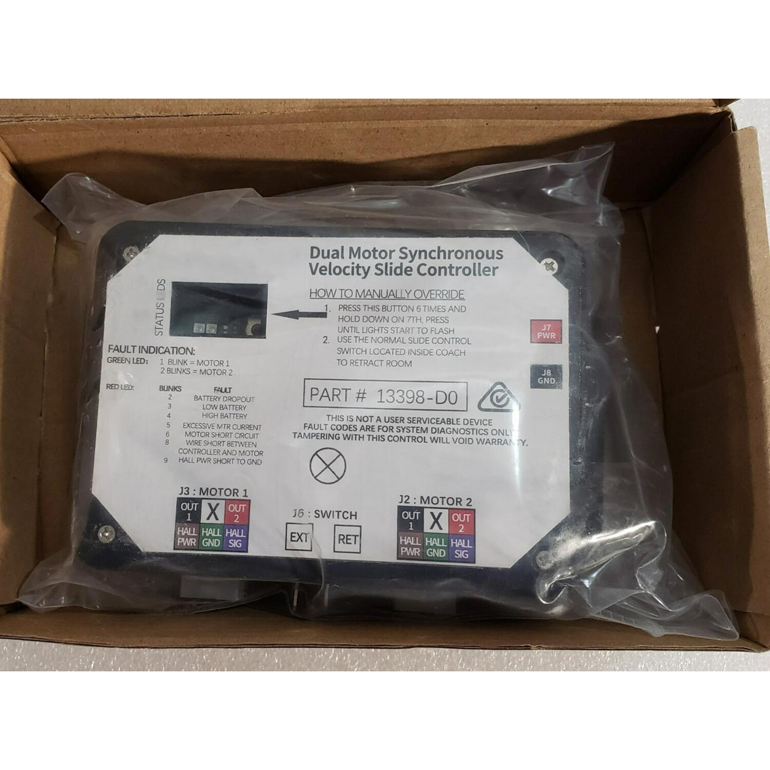 Out The Door 13398-DO Dual Synchronous Velocity Slide Controller ...