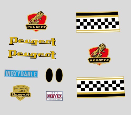 Peugeot 1960s bicycle Cadre Stickers - decals : N.140 | eBay