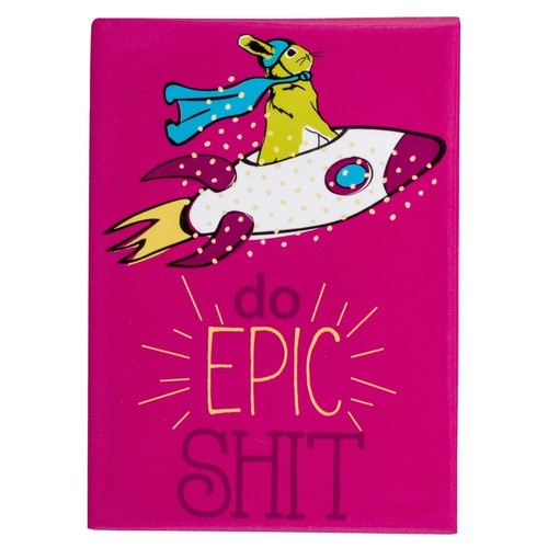 Do Epic S**t - Refrigerator Magnet - Rabbit in Rocket Ship - Cute Wit ...