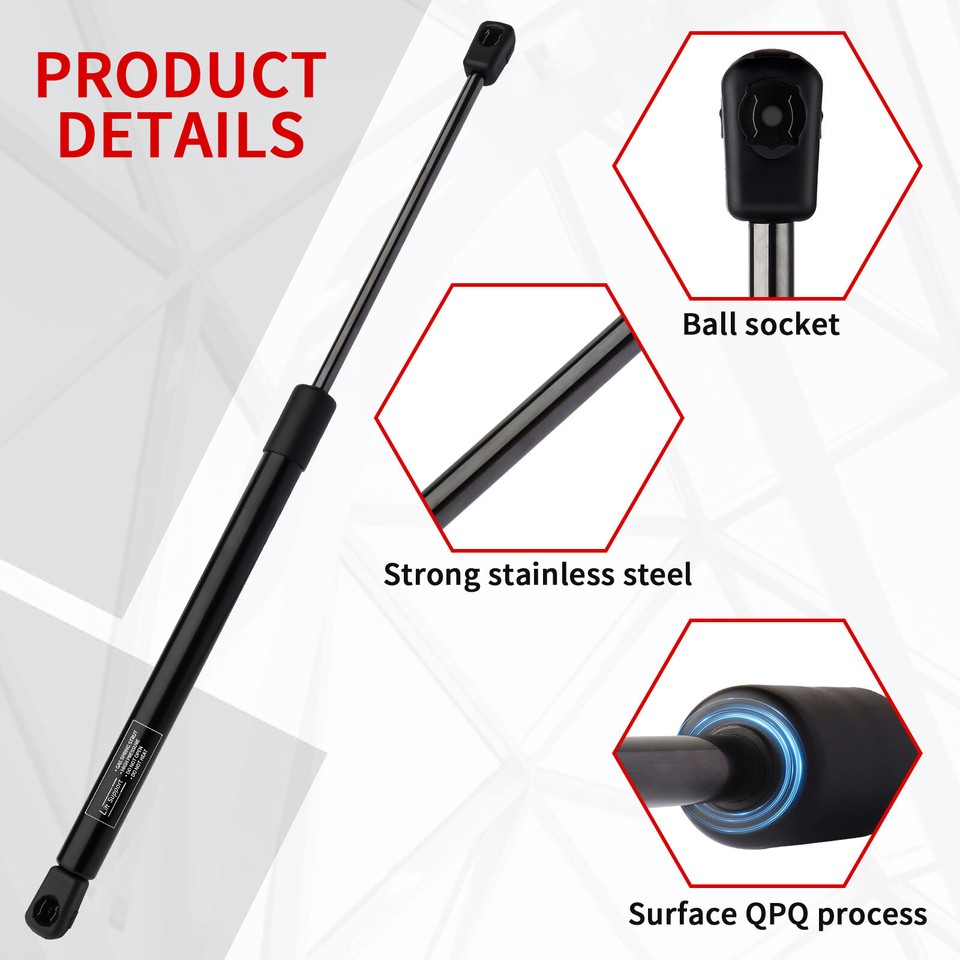 Lift Supports Gas Spring Strut For Leer Pickup Truck Cap Tonneau Cover ...
