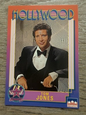 Tom Jones signed 1991 Starline Hollywood card #73 | eBay