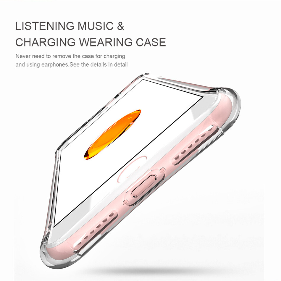 LED Flash Light Up Incoming Call Phone Case Soft TPU Cover For iPhone ...