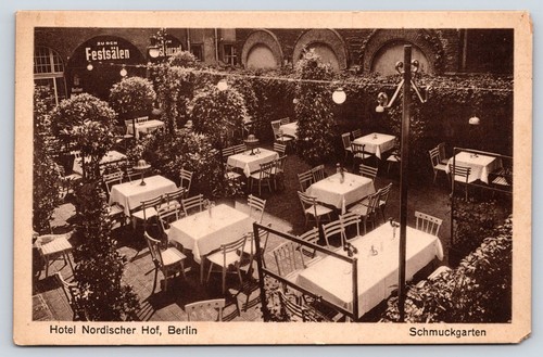 Vintage Postcard Hotel Nordischer Hof Berlin Germany Schmuckgarten | eBay