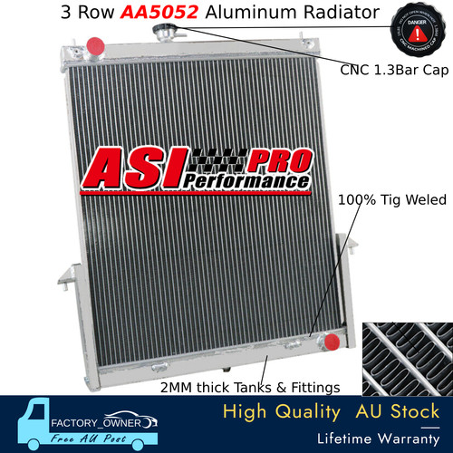 3 Rows Radiator Fits 2002-2020 Nissan Patrol GU Y61 3 4 5 4.8L TB48 ...