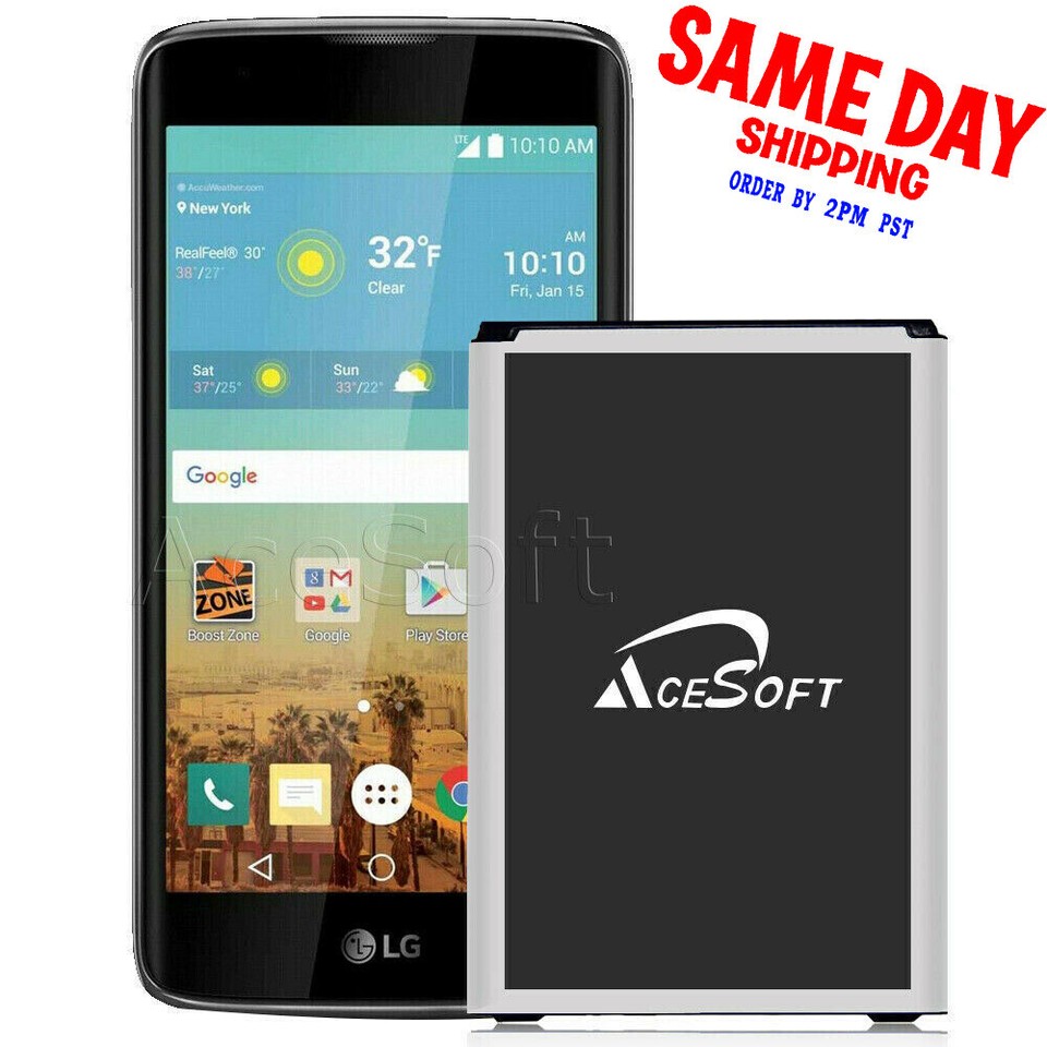 4580mAh 3.8V Li-ion Extended Slim Battery or Charger for LG Escape 3 ...