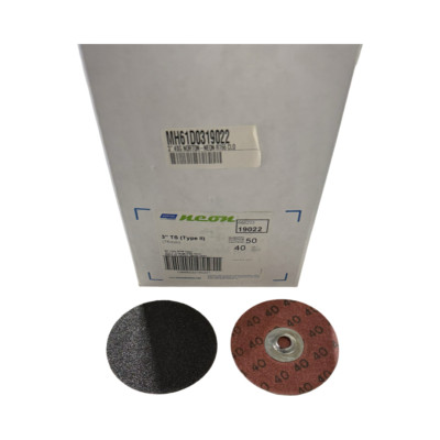 Norton R766 Neon 3" Quick Change Sanding Discs TS Attachment 40 Grit AO ...