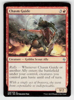 Battle for Zendikar #143 Chasm Guide | eBay