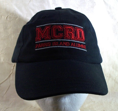 Marine Corps Recruit Depot Parris Island ALUMNI Hat Adjustable Cap USMC ...