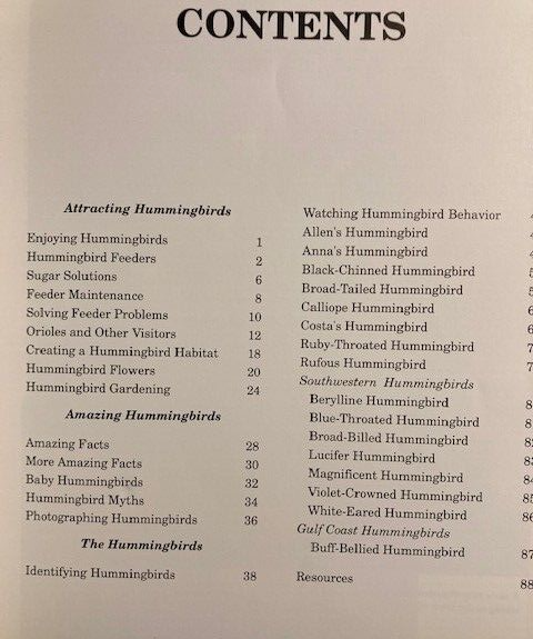 The Hummingbird Book : The Complete Guide to Attracting, Identifying ...