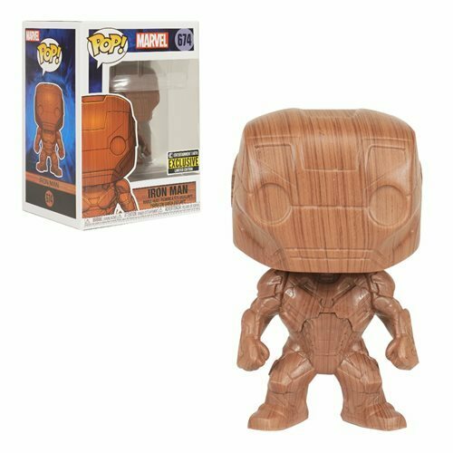 Funko Pop! Marvel: Iron Man - Wood Deco (#674) Entertainment Earth ...