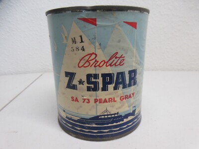 Vintage Brolite Z SPAR Pearl Grey Boat Ship 1 Quart Paint | eBay