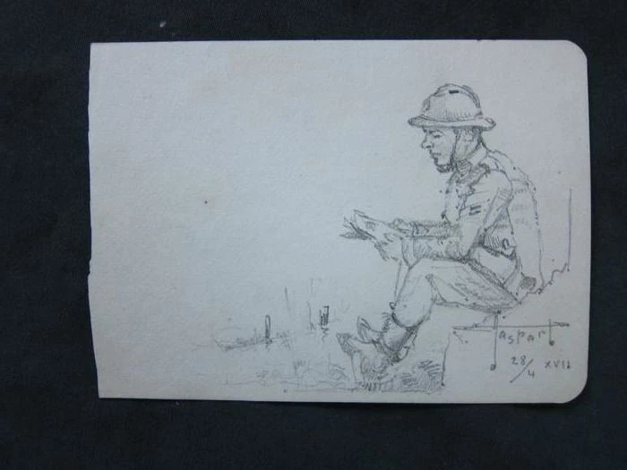 Soldiers Drawings World War 1