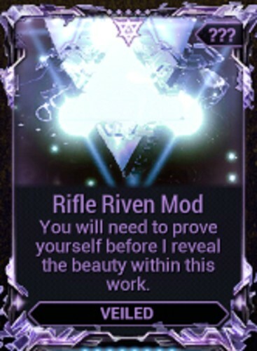 Warframe Veiled Rifle Riven Mod (PC) (Xbox) (PS4) (Mobile) (Paid Advice ...