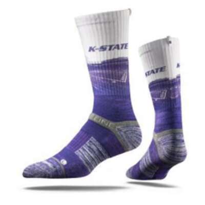 Kansas State Wildcats Strideline Strapped Fit 2.0 Socks - Campus View ...