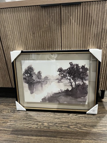 18"x24" Washed Stream Framed Wall Art - Hearth & Hand with Magnolia NEW ...