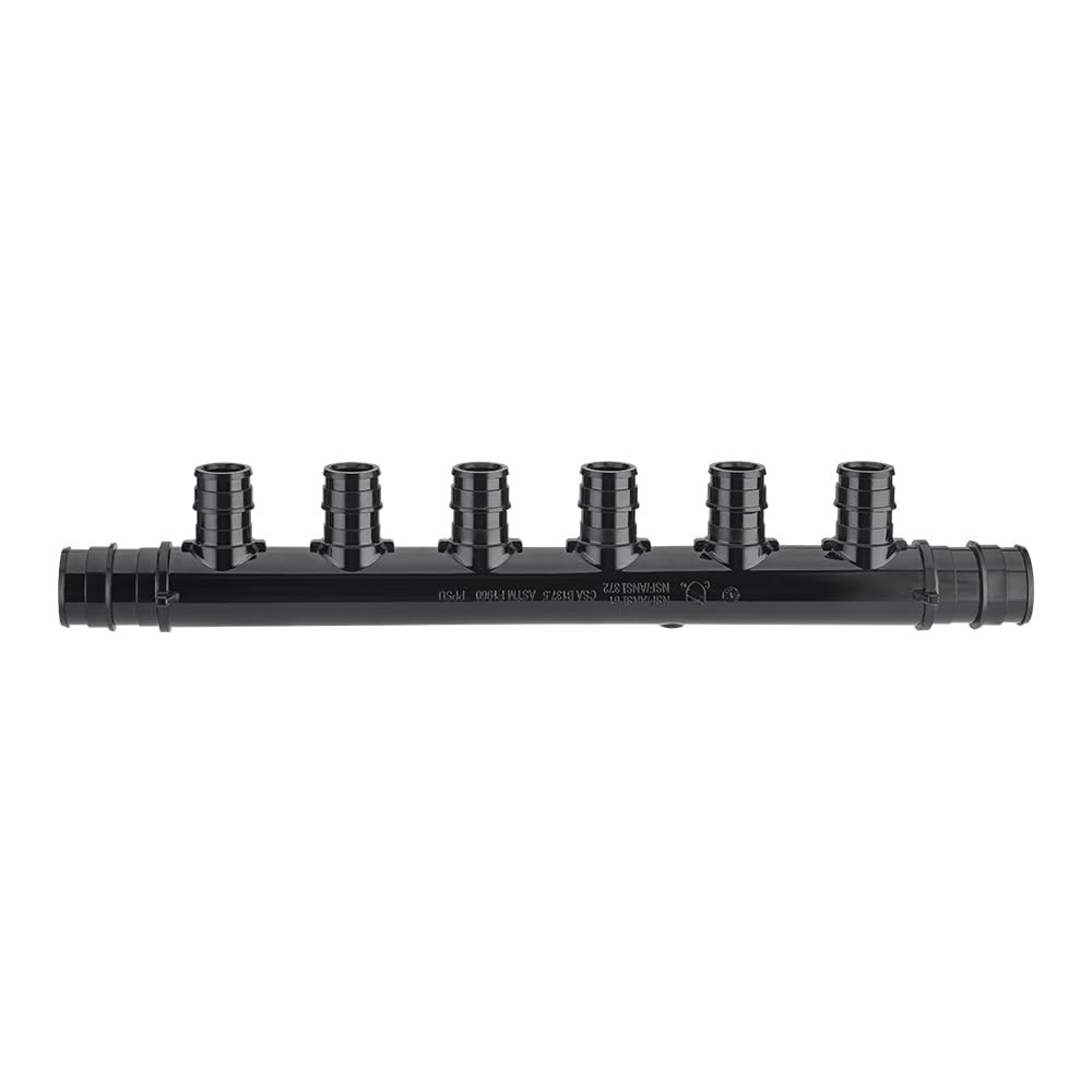 (Pack of 2) Pex Manifold 6 Outlets Open Pex-A Expansion Poly PPSU ...
