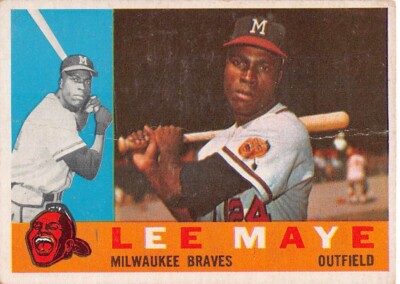 1960 Topps Baseball Lee Maye #246 VG(Crease) MILWAUKEE BRAVES | eBay