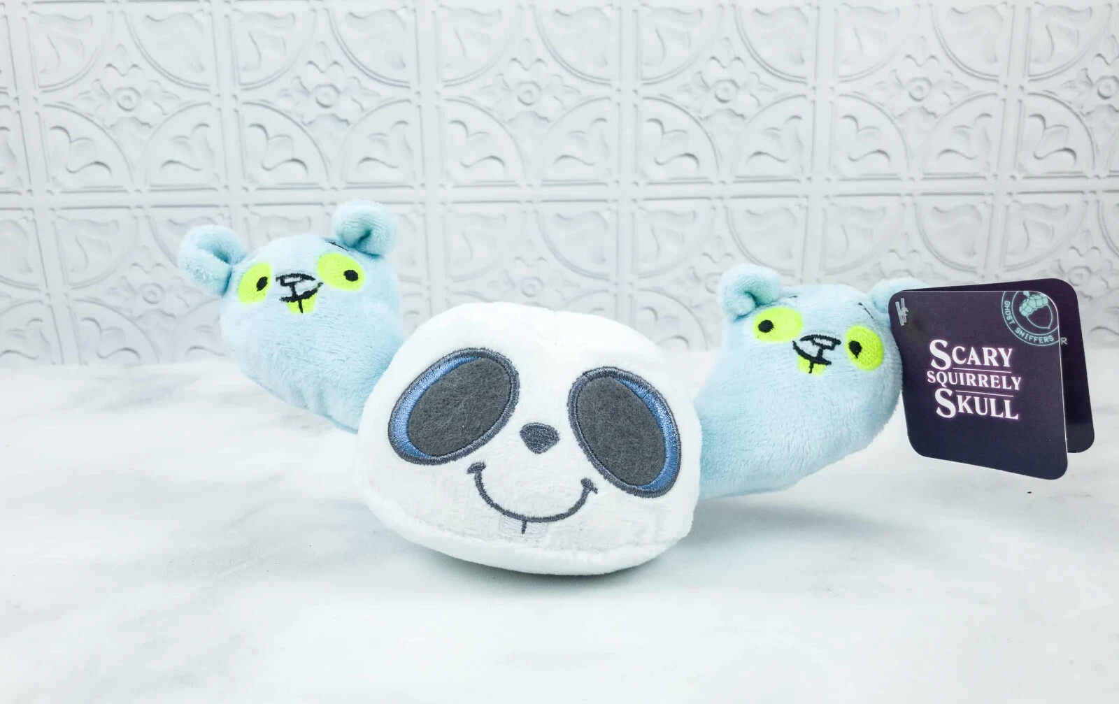 NWT Scary Squirrely Skull Dog Toy from BarkBox - Night of the Ghost ...