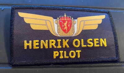 NORWAY POLICE PATCHES - HENRIK OLSEN PILOT PATCH | eBay