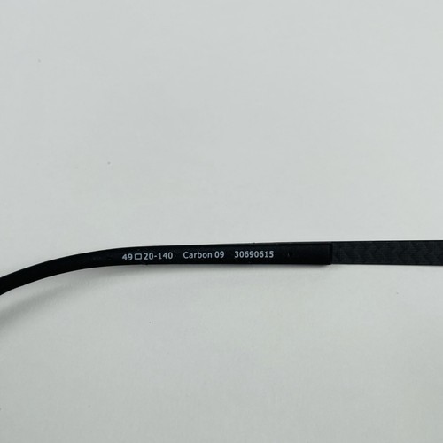 SPECSAVERS eyeglasses SATIN BLACK ROUND glasses frame MOD: CARBON 09 ...