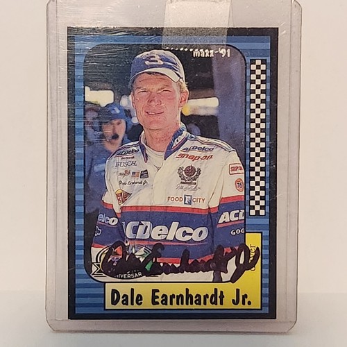 Rare MAXX '91 Dale Earnhardt Jr AUTOGRAPHED Card Race Cards Collection ...