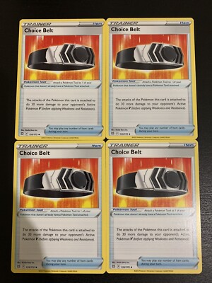 Pokémon TCG Choice Belt Brilliant Stars 135/172 Regular - Set of 4 | eBay