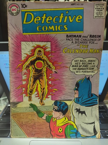 Detective Comics #259 Batman Sept 1958 Calendar Man | eBay