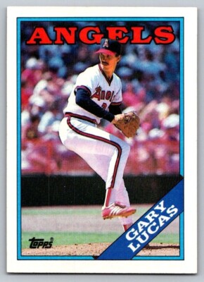1988 Topps #524 Gary Lucas Pitcher California Angels FREE shipping | eBay