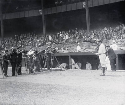 Babe Ruth In Batting Position 1925 OLD BASEBALL PHOTO | eBay Australia
