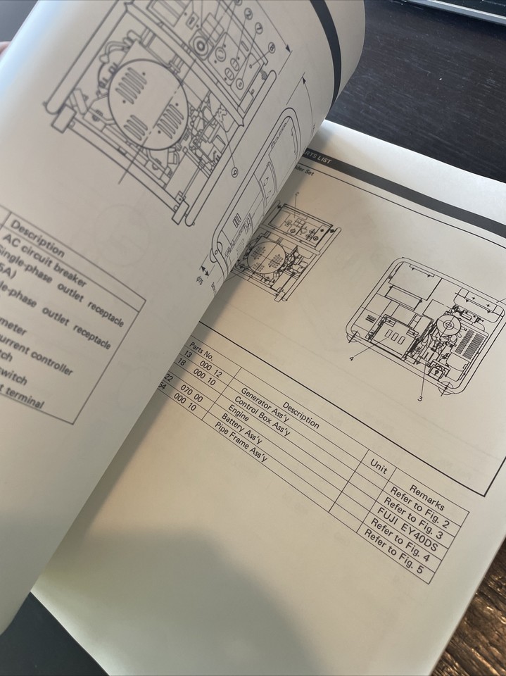 MQ Power Multiquip ACX-170S AC Generator DC Welder Instruction Parts ...