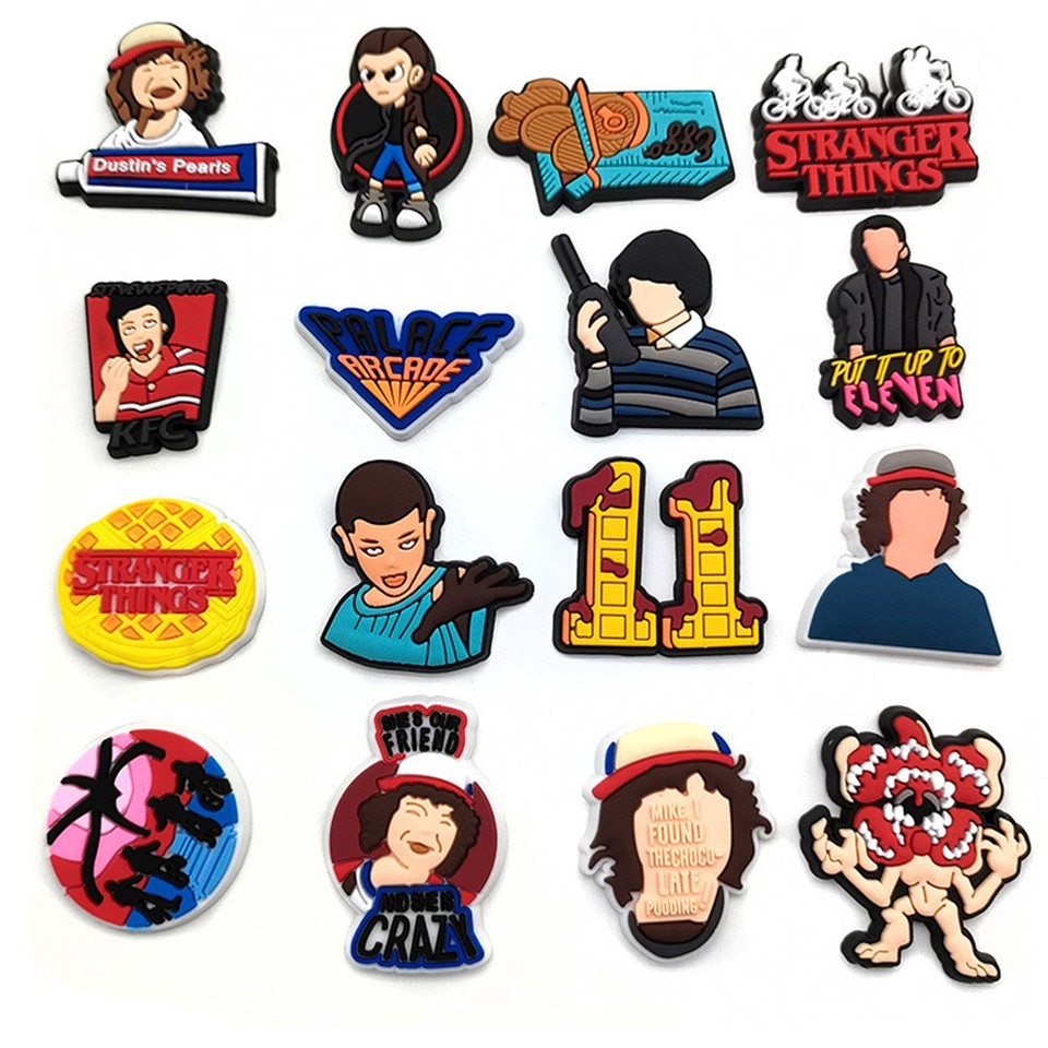 Stranger Things Charms Fits Crocs SET OF 16 Shoe Clog Charms | eBay UK