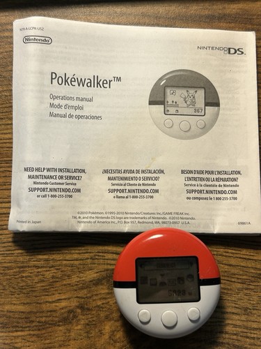 Pokemon Walker Pokewalker for Nintendo DS w/new battery & operations ...